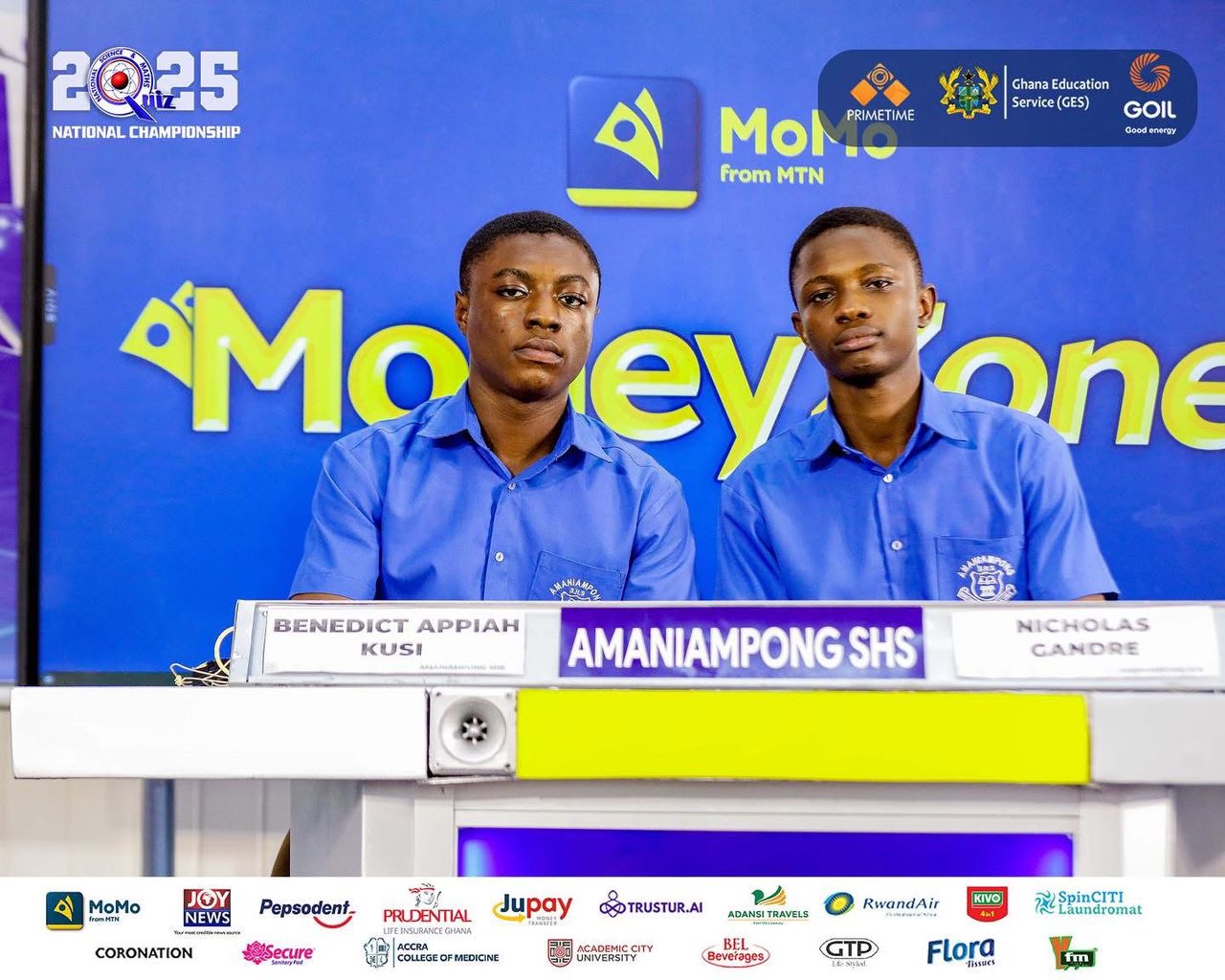 NSMQ 2025: Amaniampong SHS shocks Osei Tutu, St. James to secure ...