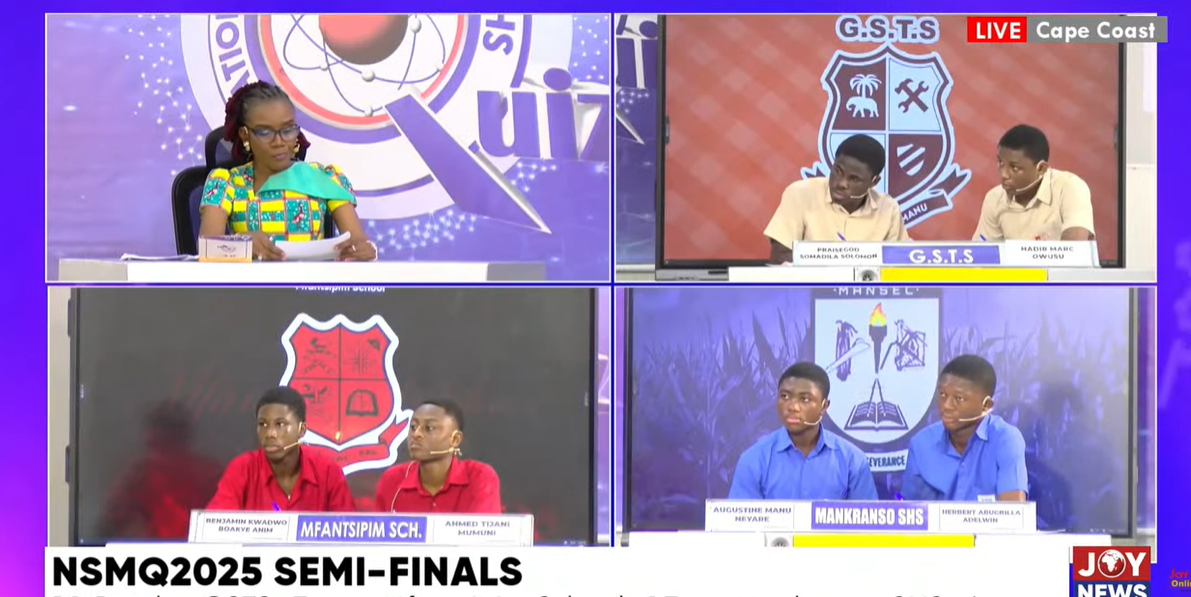 Playback: Mfantsipim faced GSTS and Mankranso SHS in a high-staked NSMQ ...