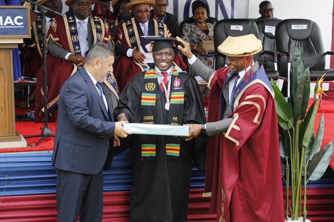 UniMAC celebrates Eugene Gyamfi Ansong as 'Best Graduating Male Student ...