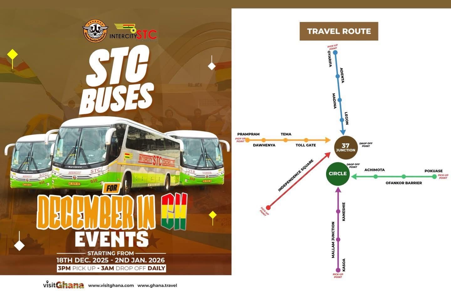 GTA to roll out shuttle buses to boost ‘December in GH’ festivities ...