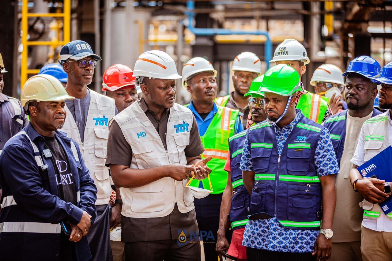 NPA CEO leads management team on working visit to Tema Oil Refinery ...