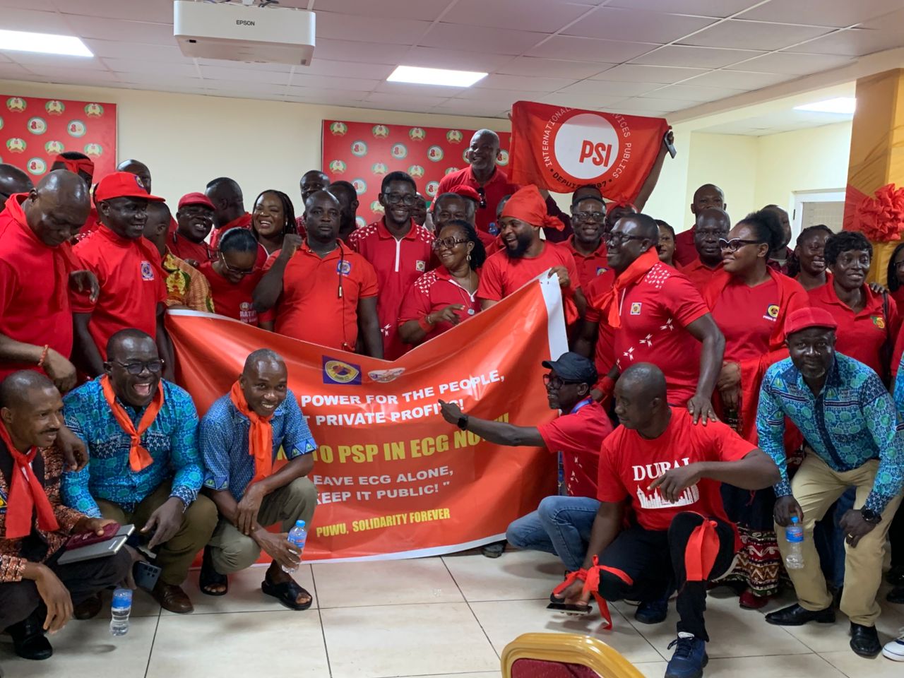 TUC, PUWU pushes back against ECG, NEDCo privatisation - MyJoyOnline