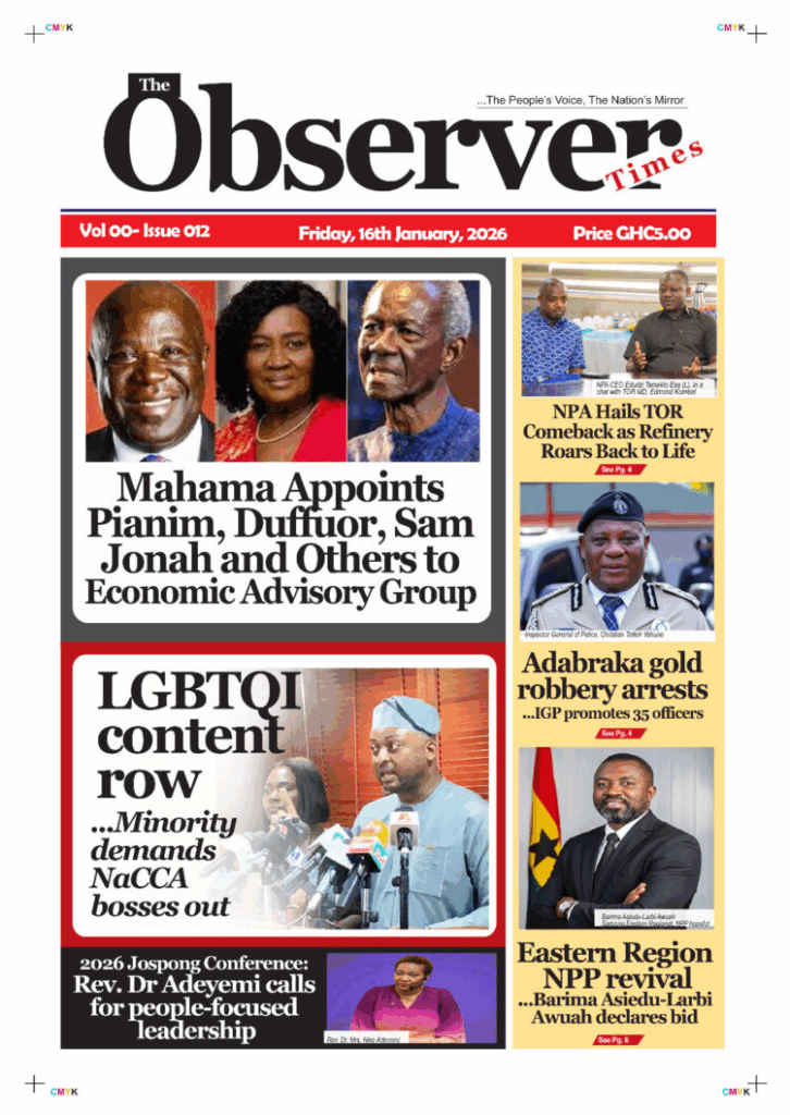 Today’s Front pages: Friday, January 16, 2026 - MyJoyOnline