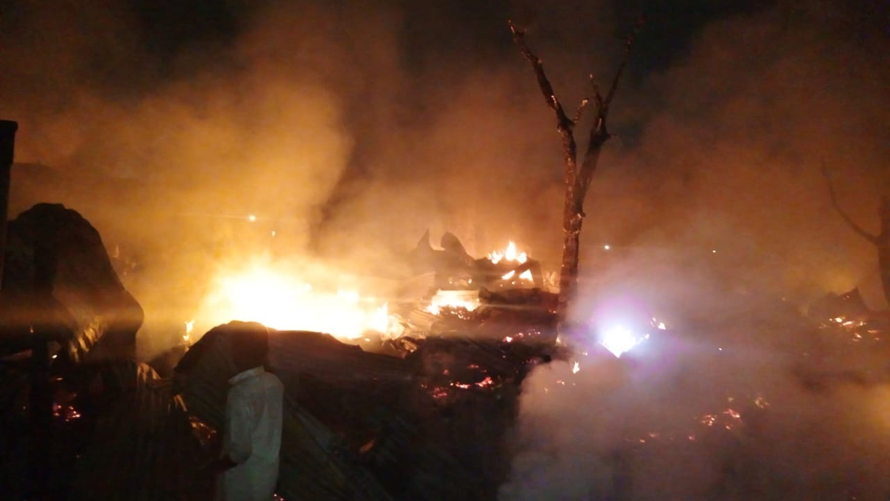 Fire sweeps through mechanic shops at Sofoline, destroys over 100 ...
