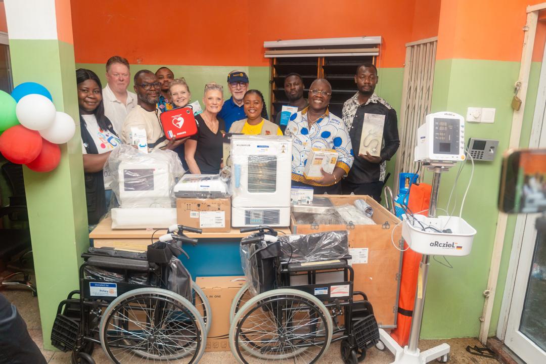 Rotary Clubs of Accra-East, Elizabethtown donate medical equipment ...