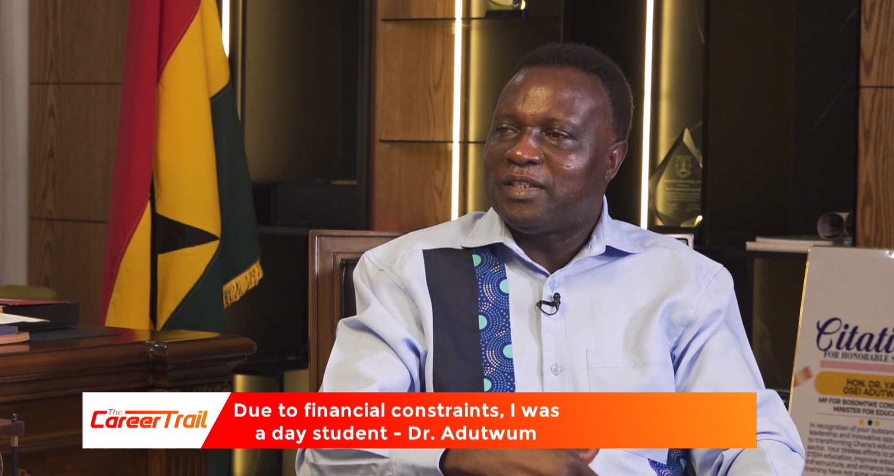 ‘I was the first to go to secondary school in my family’ – Dr Adutwum ...