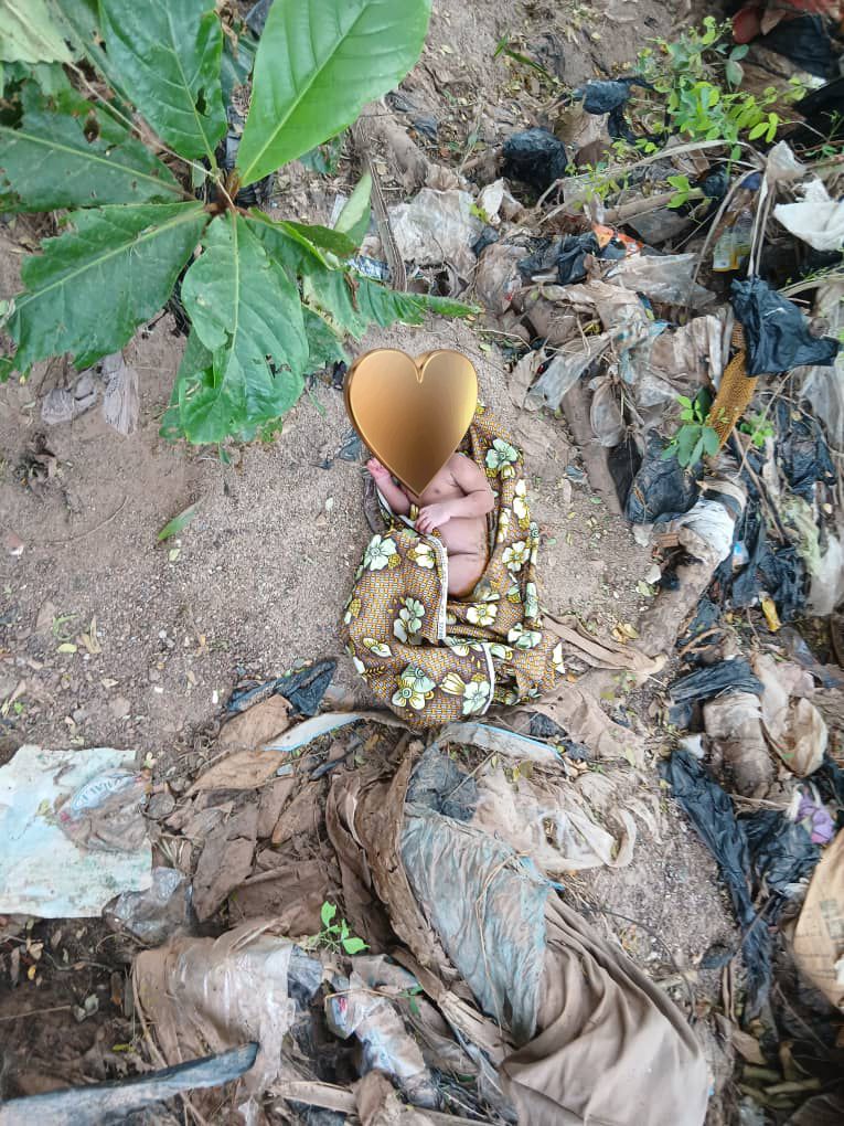 Newborn baby rescued after being found abandoned in a bush at Dechimso ...