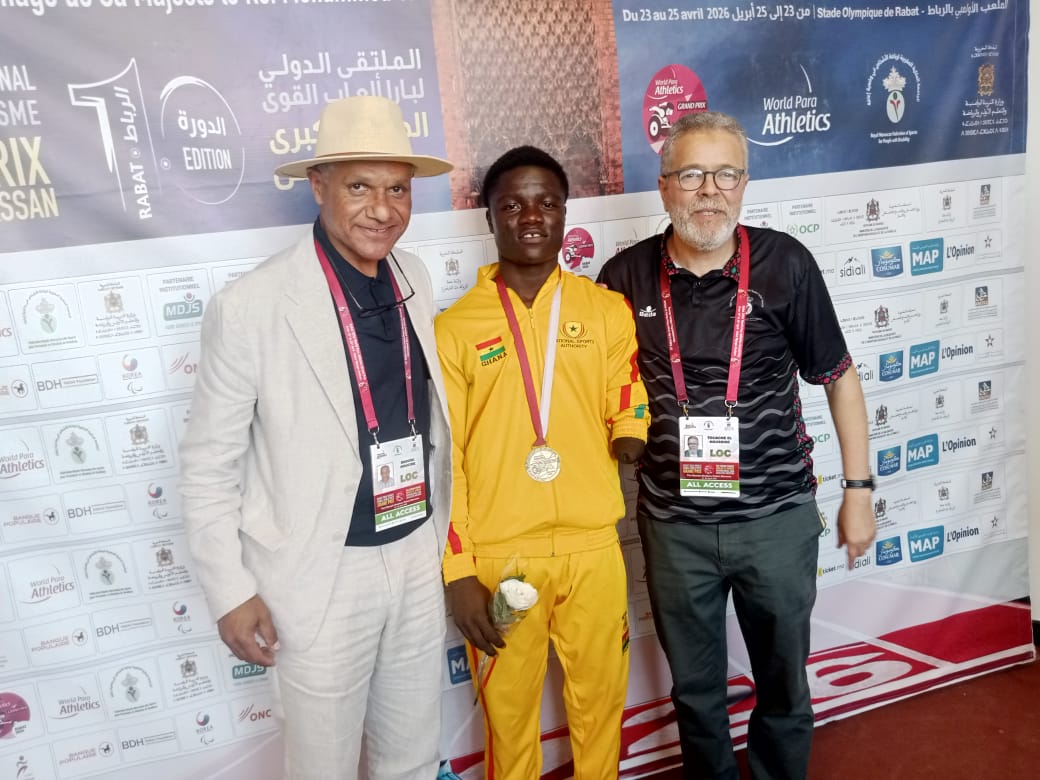 Hayford Addai clinches second gold at Rabat Grand Prix ahead of ...