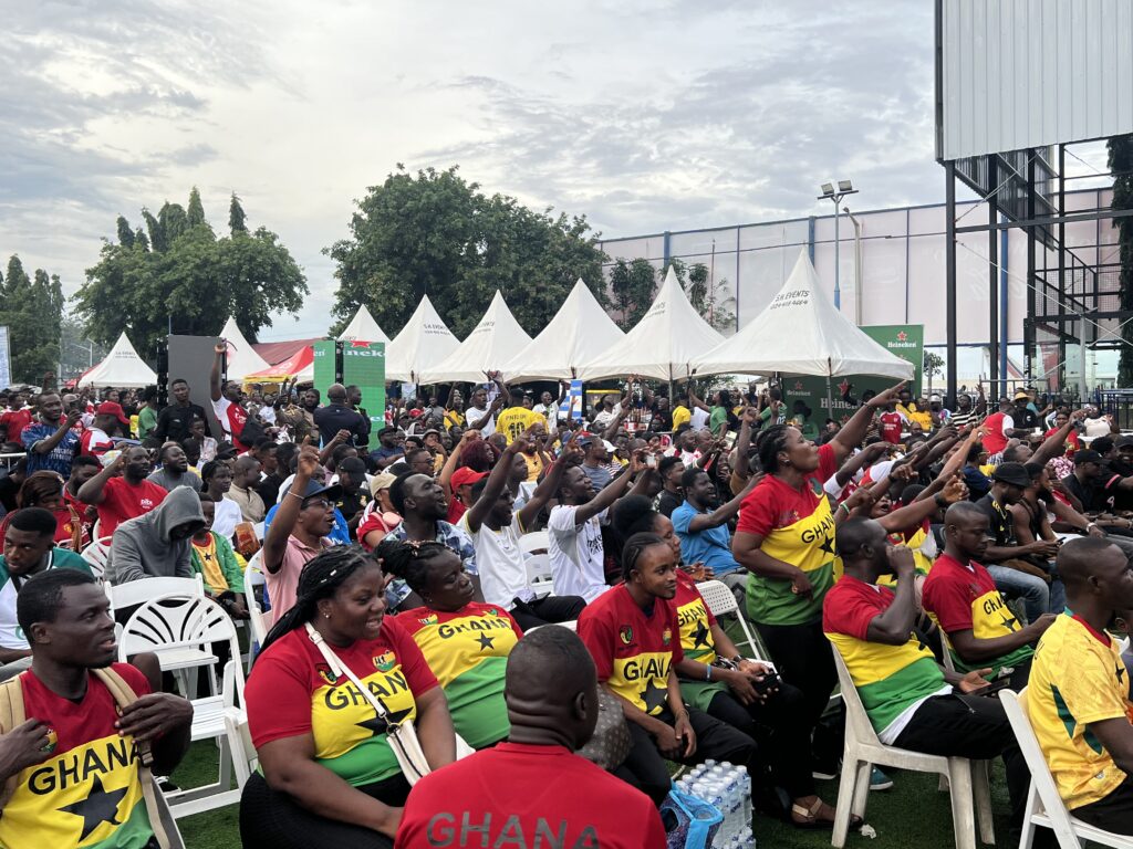 Fans defy rain to watch Champions League final at Hitz FM Rep Ur Jersey ...