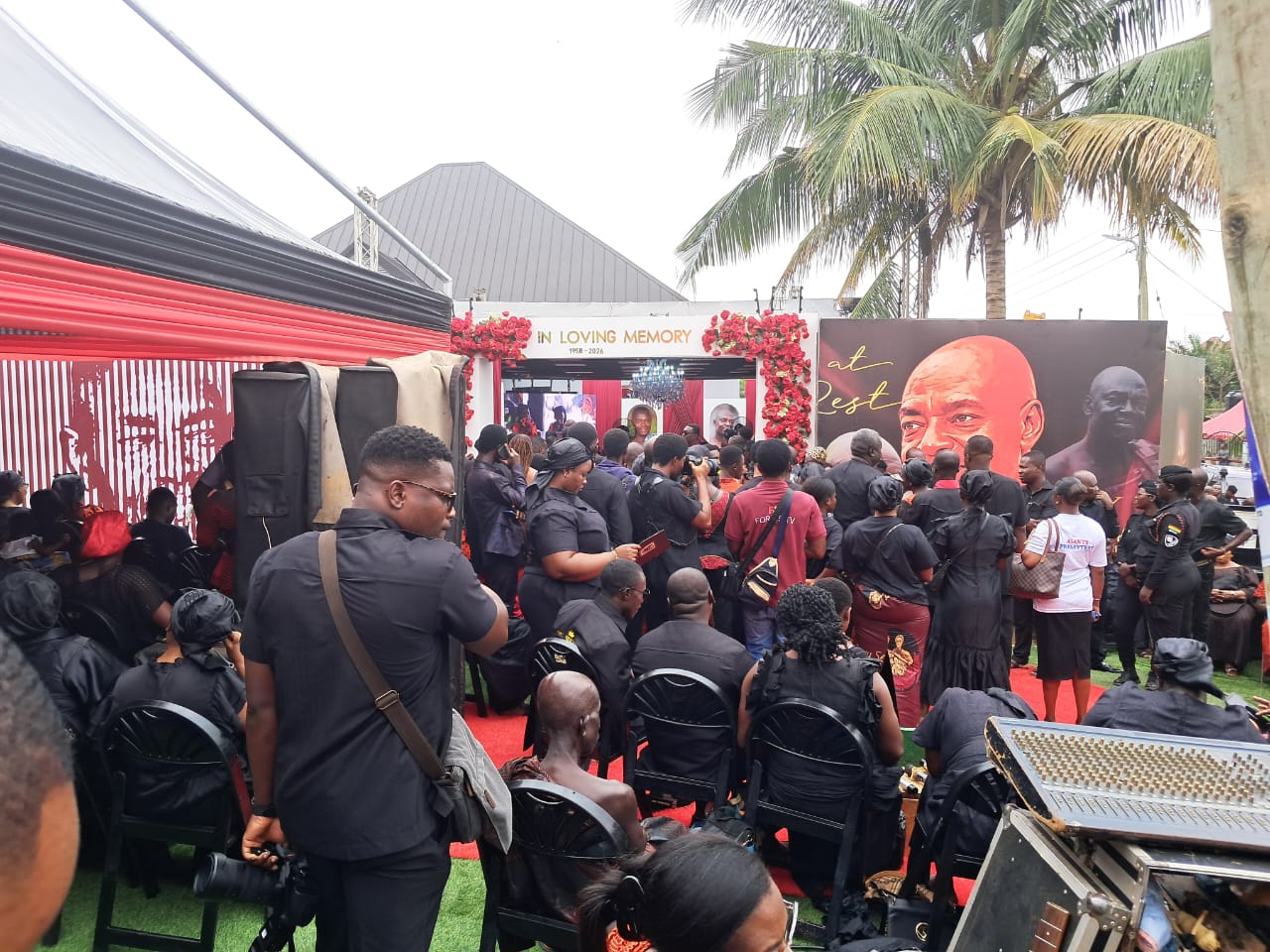 First Lady joins mourners at funeral of Sammy Gyamfi’s father-in-law ...