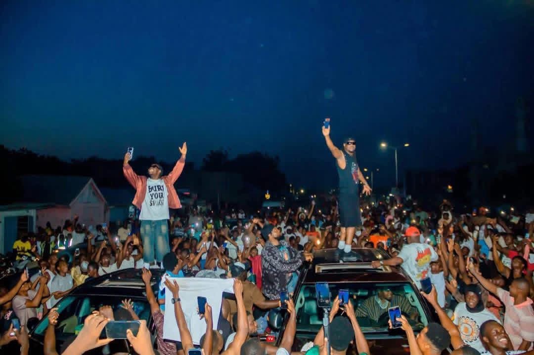 Fancy Gadam, Rudeboy draw massive crowd at Tamale concert - MyJoyOnline