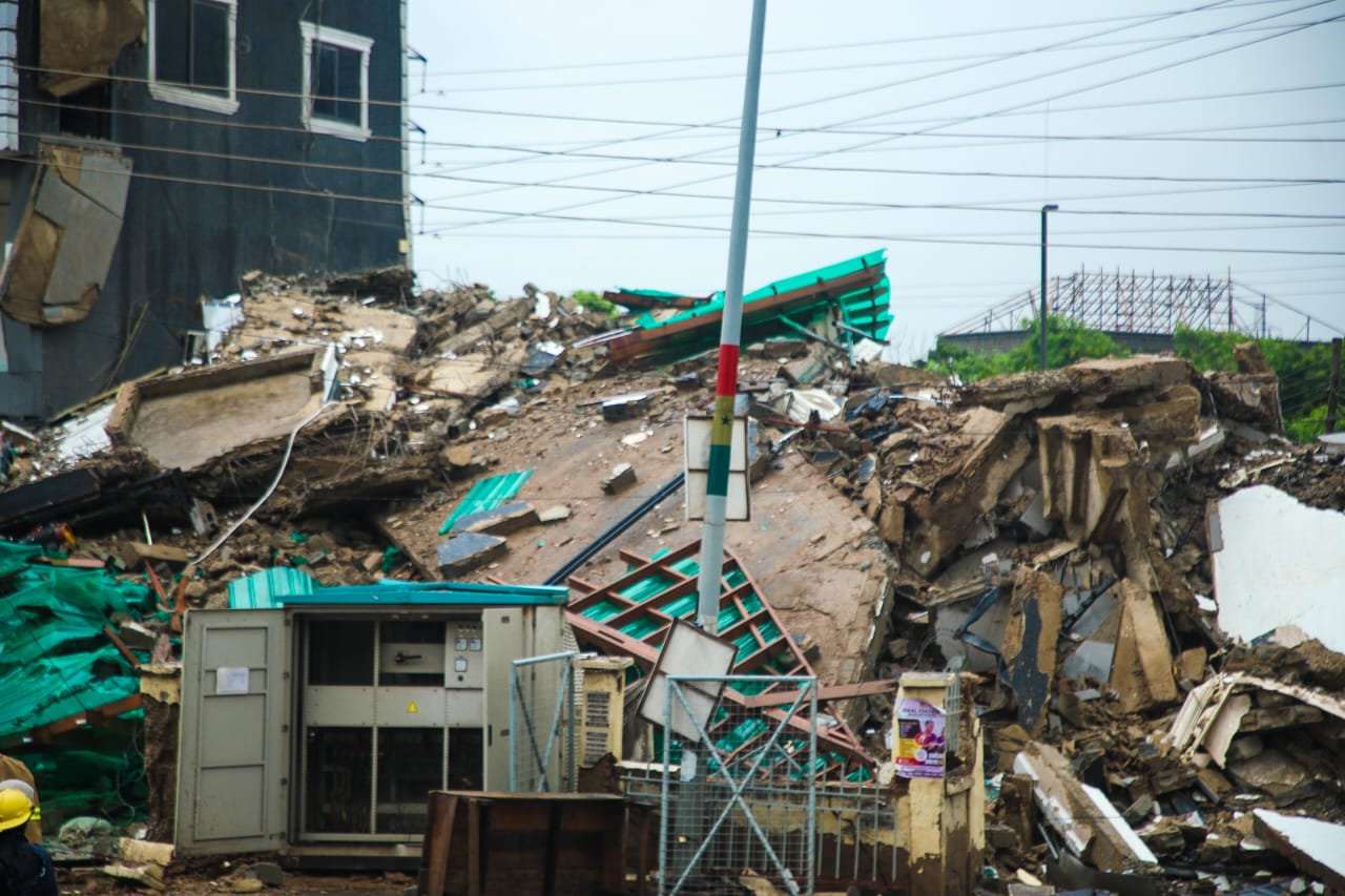 One dead, two injured, three rescued after building collapse at North ...